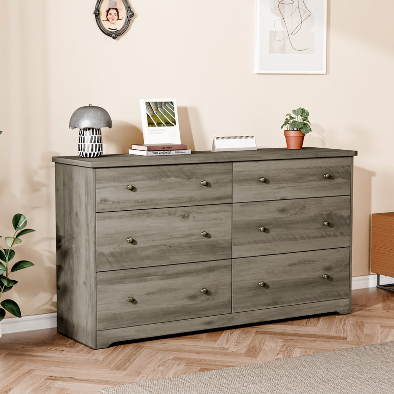 Ebern Designs 6 Drawer Dresser & Reviews | Wayfair